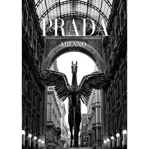 prada wallpaper black